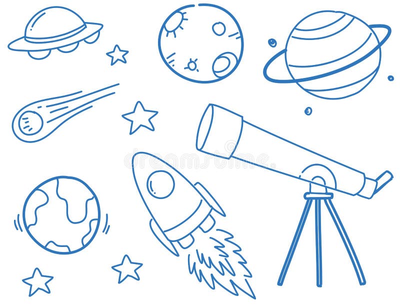 Planets Doodle Stock Illustrations – 5,336 Planets Doodle Stock ...