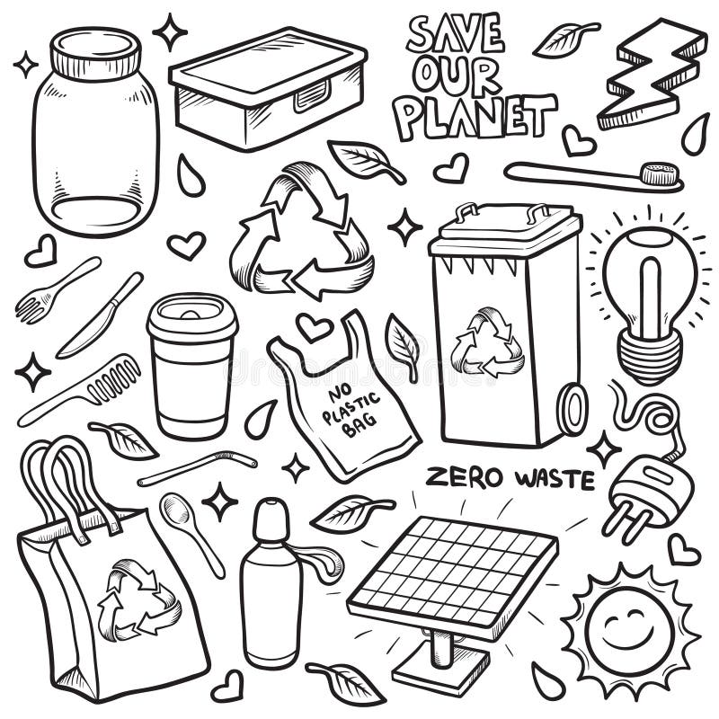 Recycle Doodles Stock Illustrations – 410 Recycle Doodles Stock ...