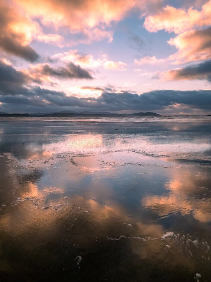 Dooey Beach by Lettermacaward in County Donegal - Ireland. Stock Photo ...