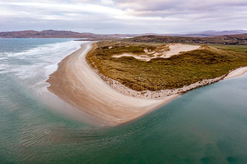 Dooey Beach by Lettermacaward in County Donegal - Ireland Stock Photo ...