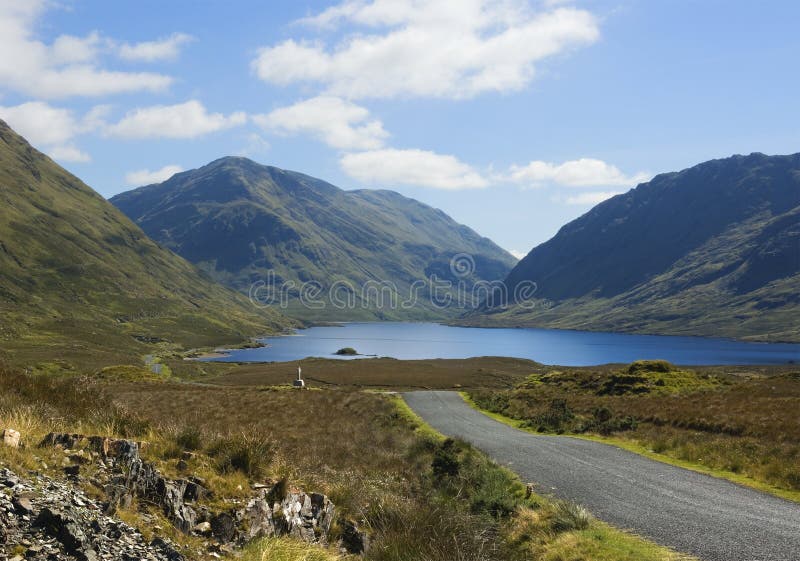 Doolough Pass, Mayo, Ireland Stock Image - Image of road, mountains ...
