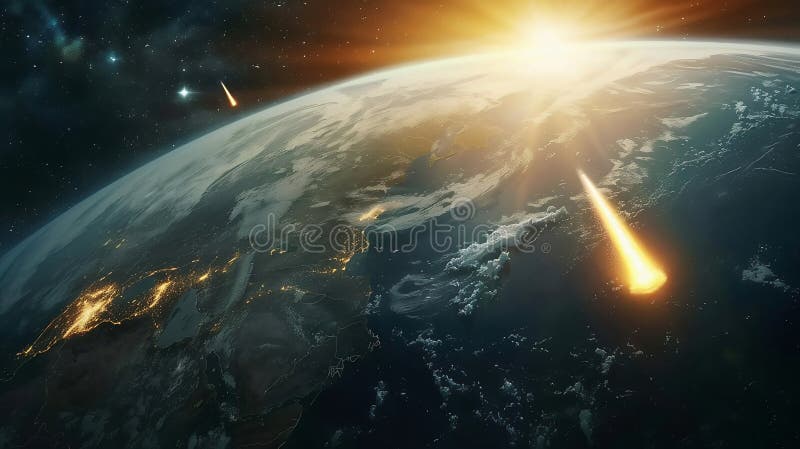 Doomsday Apocalypse Concept with Human Extinction Event Stock Image ...