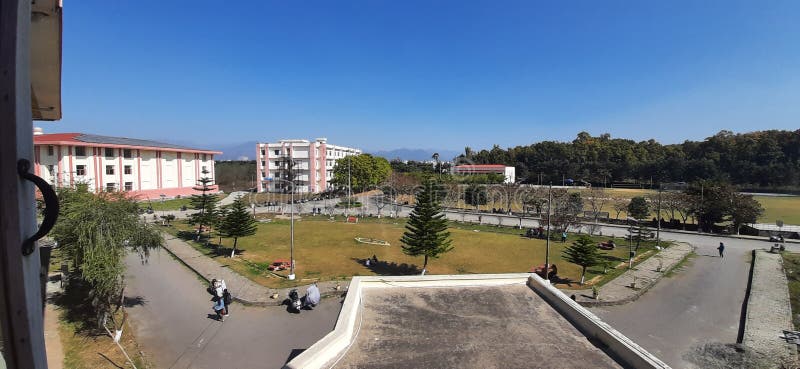 Doon university campus stock photo. Image of town, campus - 239940296