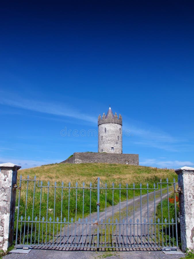 Doonagore Castle Doolin Co. Clare Ireland Stock Image - Image of planet ...