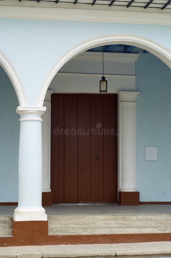 Front door. stock photo. Image of habitation, marble - 13552536