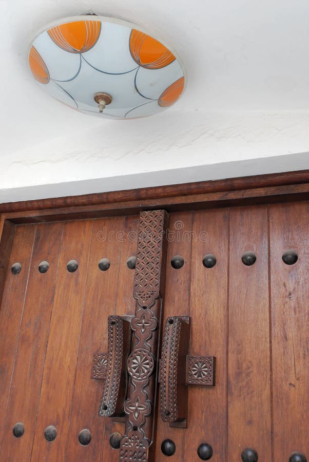 Door stock image. Image of east, decoration, door, traditional - 7107135