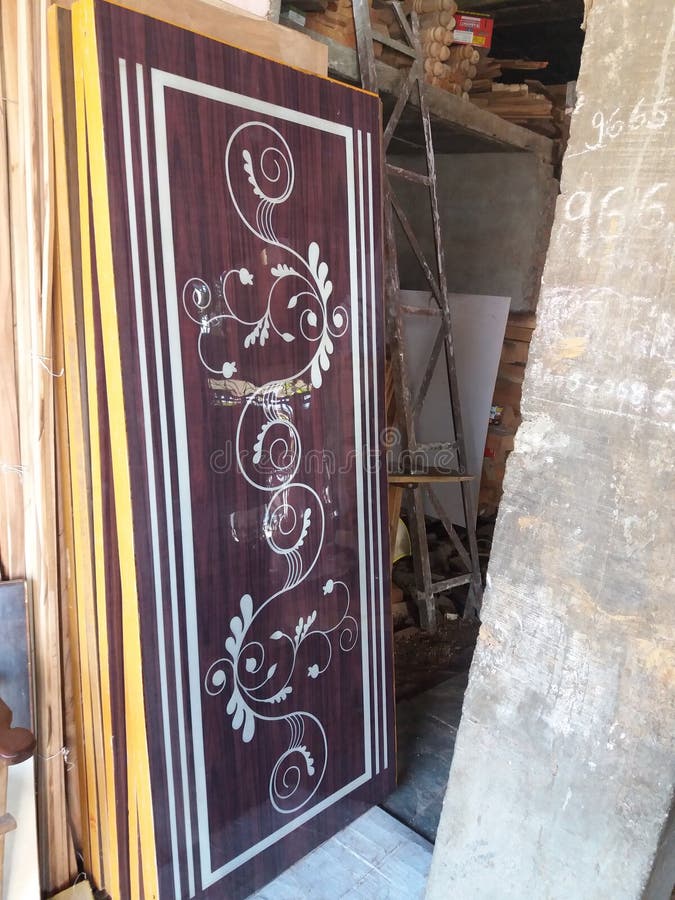 Door stock photo. Image of letest, lamination, design - 82855148