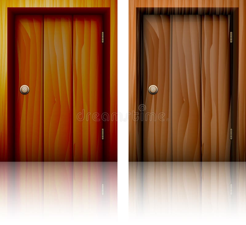 Door abstract stock vector. Illustration of home, painting - 47462131