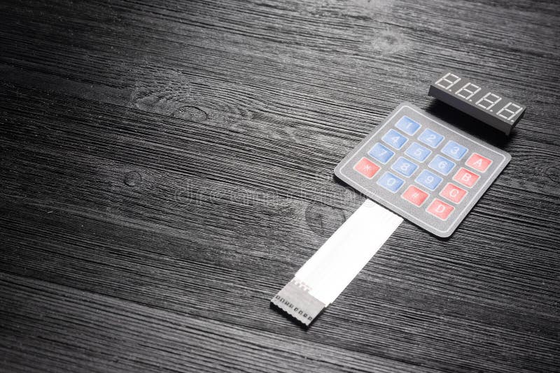 Door access control keypad stock photo. Image of safe - 243150118