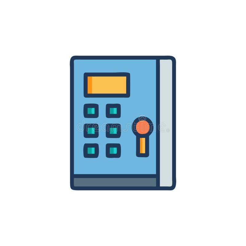 Door Access Controller Icon for Security Stock Image - Illustration of ...