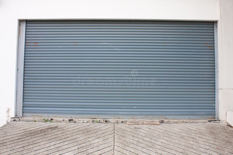 Drive in door stock photo. Image of industrial, doors - 12463540