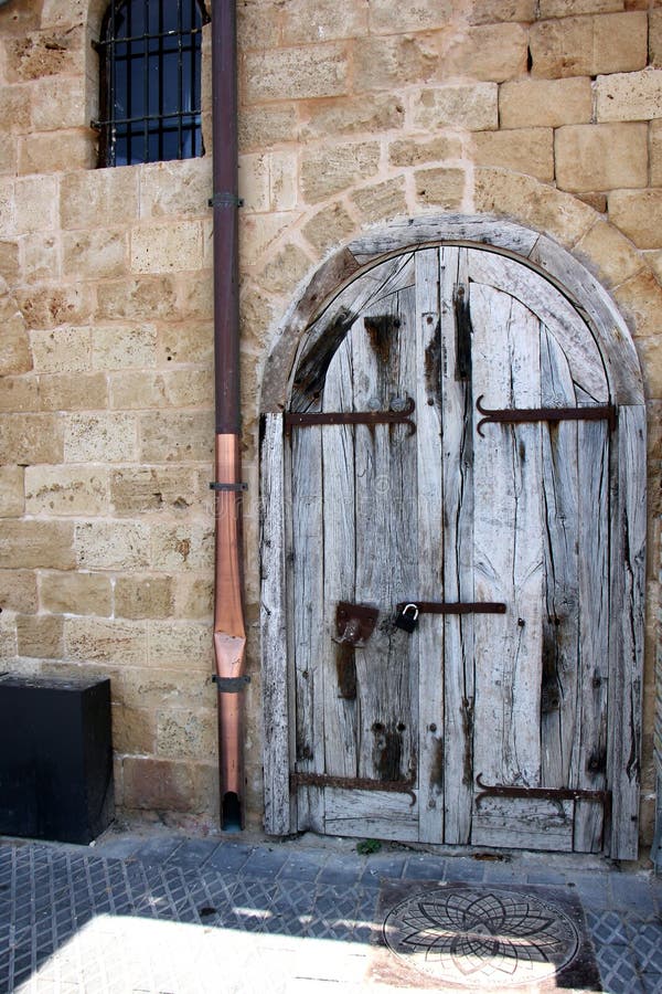 Door - Aperture in the Wall Stock Image - Image of house, wall: 130511047