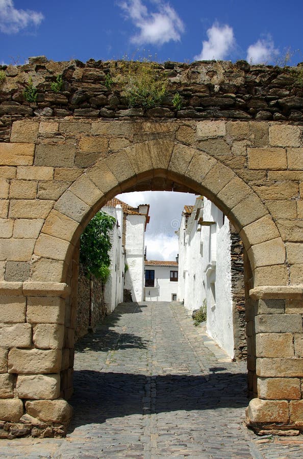 Door in Arch stock photo. Image of village, landscape - 2361278