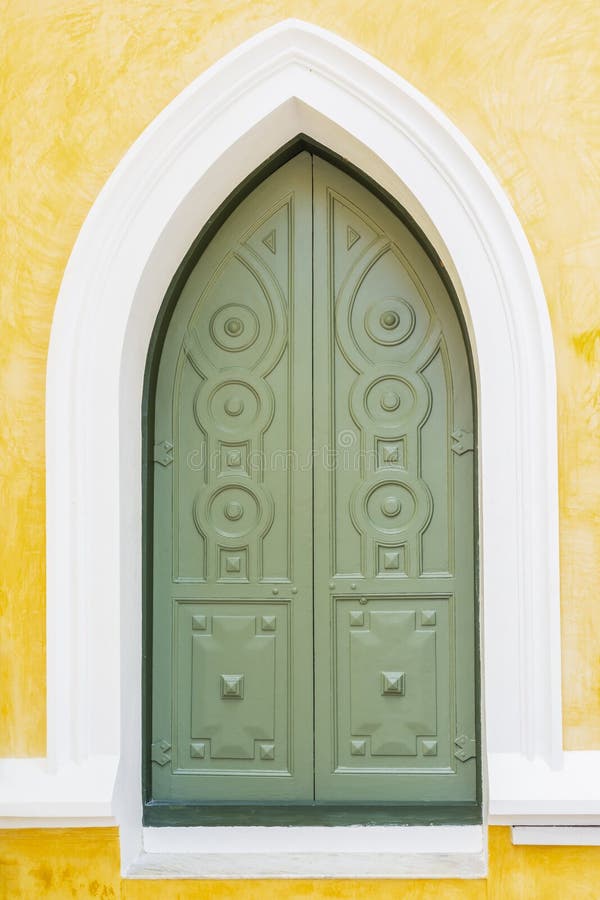 Door with arch stock image. Image of entrance, front - 13843961