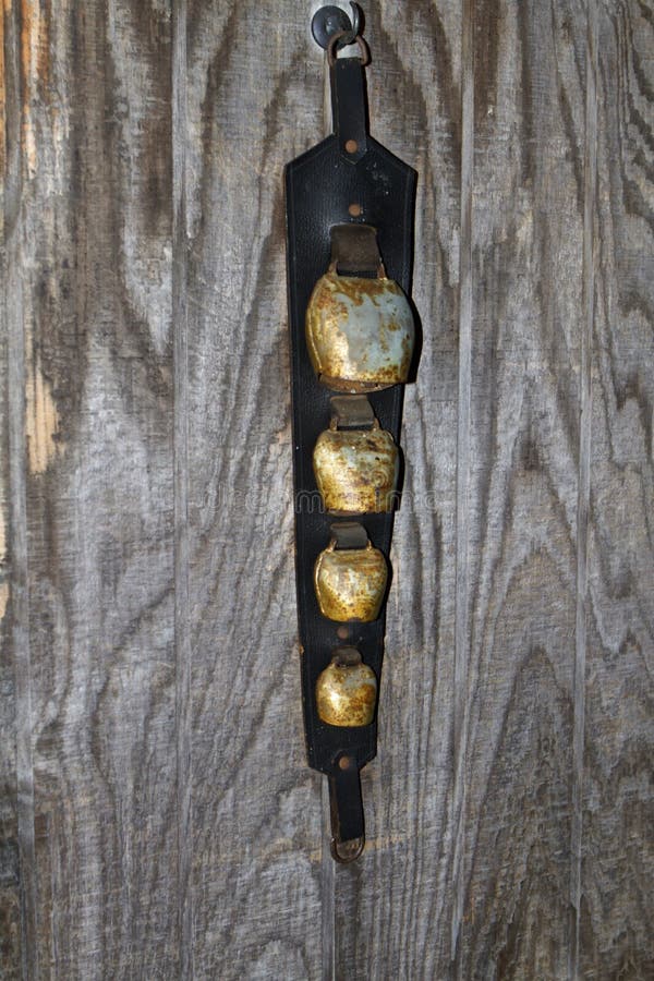 Brass door bells stock photo. Image of circle, grunge - 15094642