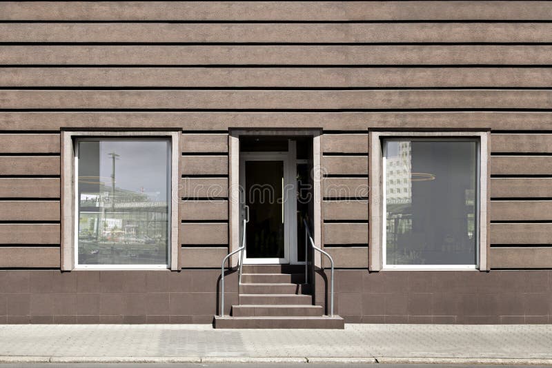 Door of building. stock photo. Image of building, elevations - 200651410