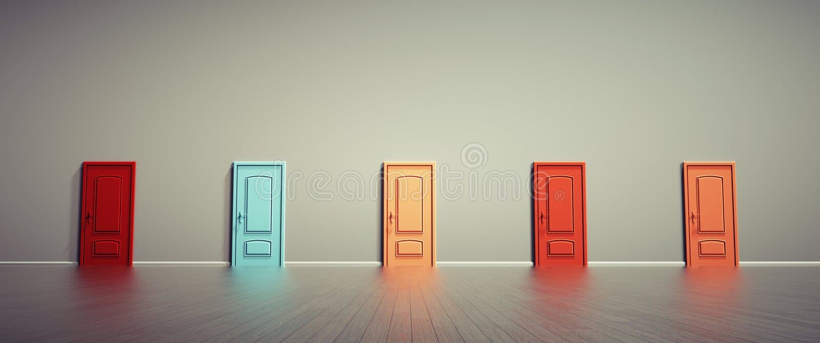 Doors choice stock image. Image of decision, important - 101372269