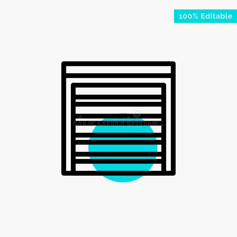 Door, City, Construction, House Turquoise Highlight Circle Point Vector ...