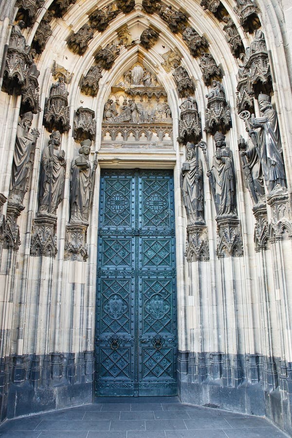 Door of Cologne cathedral stock photo. Image of saint - 25303662