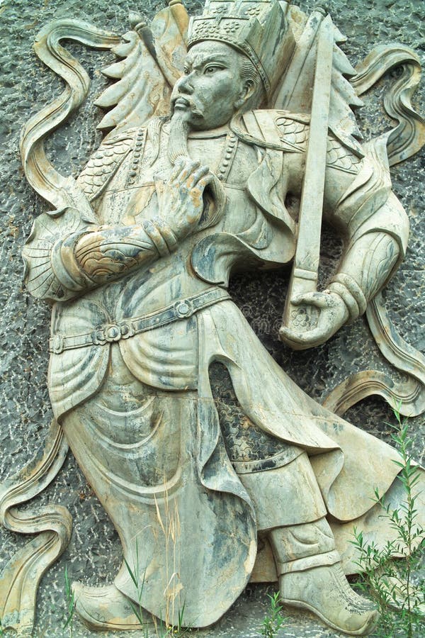 Door-god (Qin Qiong): High Relief Stock Photo - Image of legend, high ...
