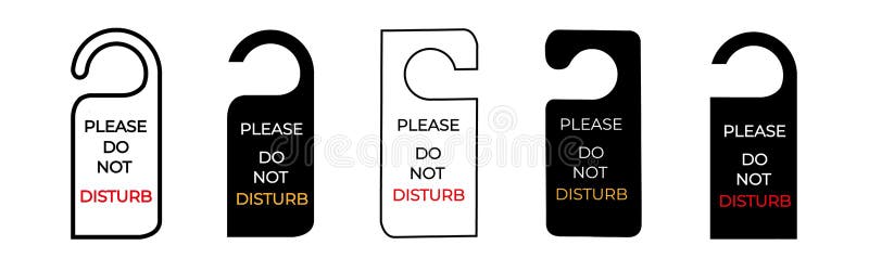 Door Handle Hanging Tag with Text Please Make Up Room and Do Not ...
