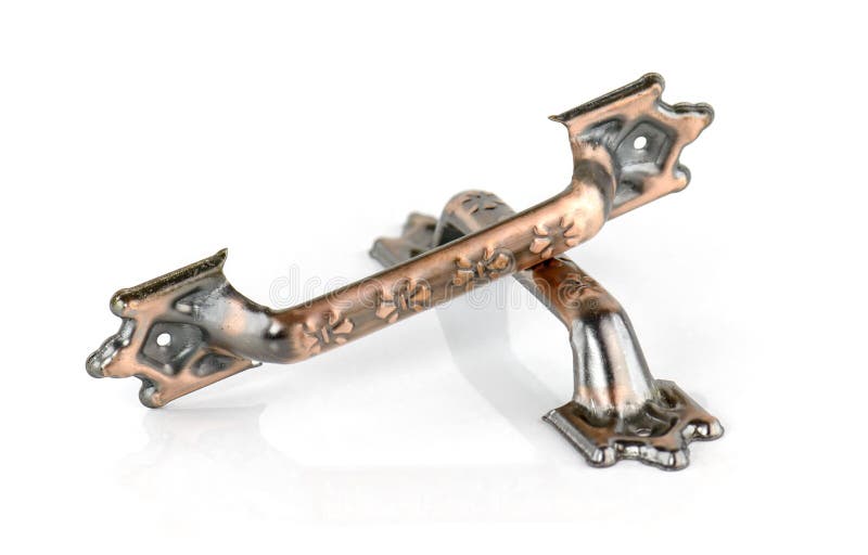 Door Handle Isolated on White Background Stock Image - Image of lock ...