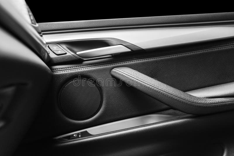 Door Handle with Power Window Control Buttons of a Luxury Passenger Car ... Door Handle with Power Window Control Buttons of a Luxury Passenger Car ...