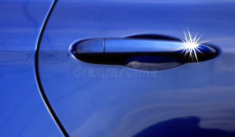 Door handle stock image. Image of highlight, paint, automobile - 40196253