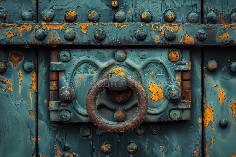 A Door Handle, Showcasing the Intricate Details and Texture of the ...