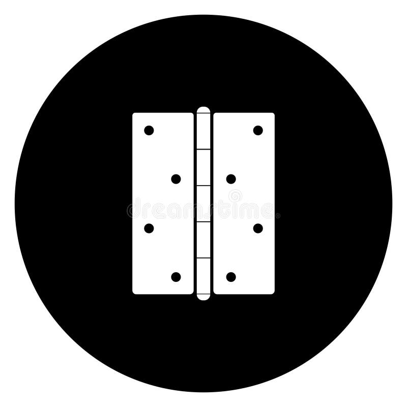 Door hinge icon design stock vector. Illustration of stainless - 333849603