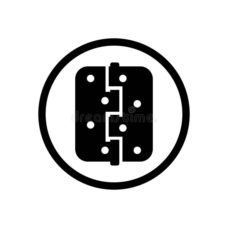 Door Hinge Icon Design Template. Trendy Style, Vector Illustration ...