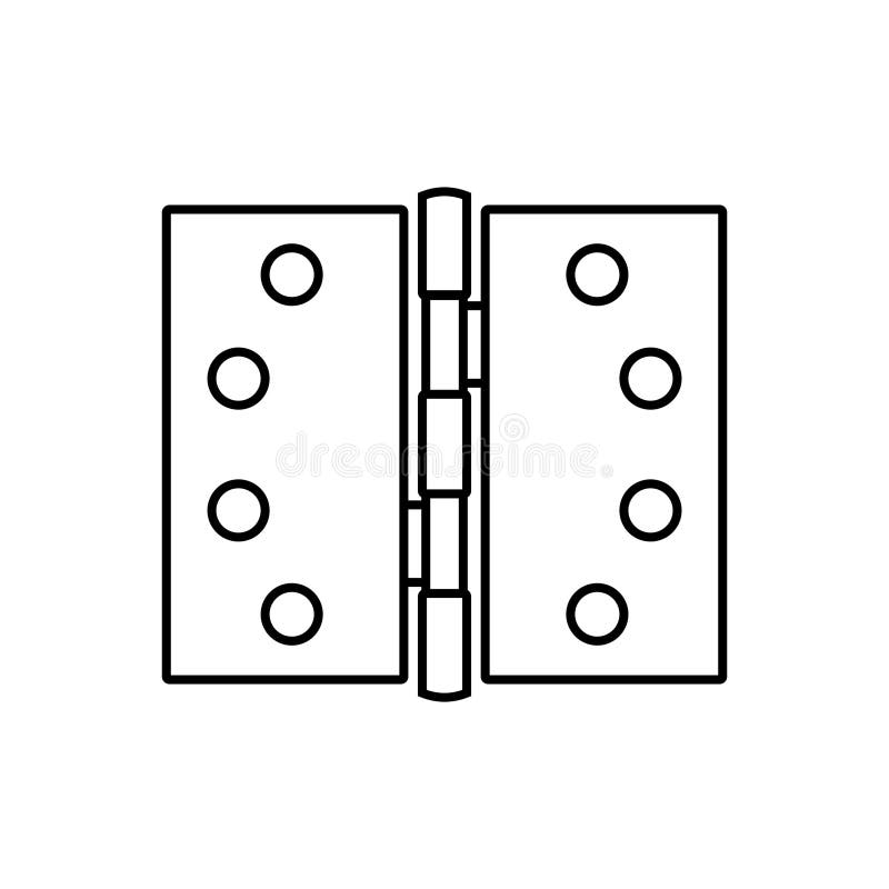 Door hinges icon vector stock vector. Illustration of simple - 300736598