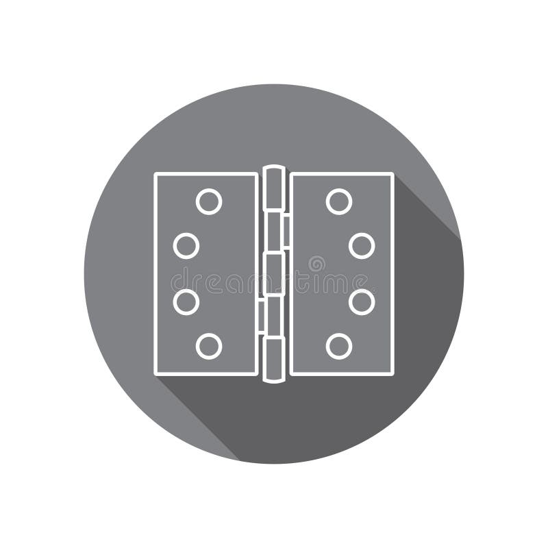 Door hinges icon vector stock vector. Illustration of material - 300736609