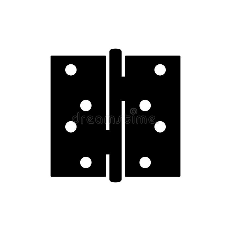 Door hinges icon vector stock vector. Illustration of graphic - 300736614