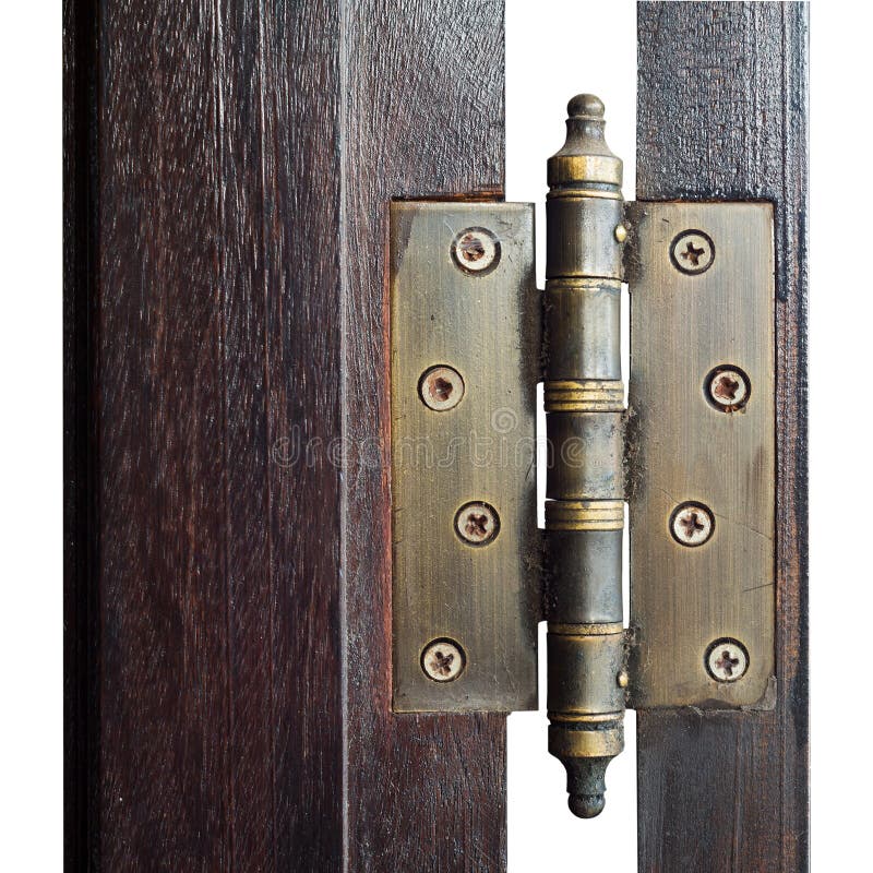Door hinges stock image. Image of dark, rough, close - 121616113