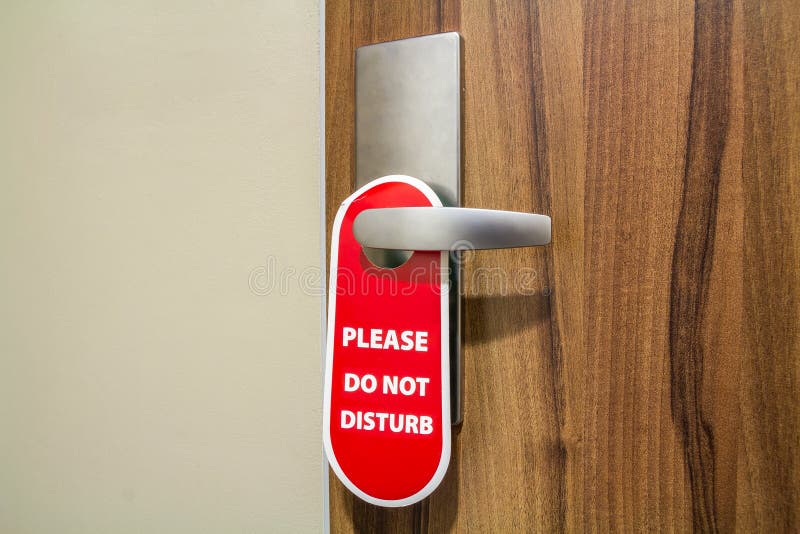 Door of Hotel Room with Sign Please Do Not Disturb. Stock Image - Image ... Door of Hotel Room with Sign Please Do Not Disturb. Stock Image - Image ...