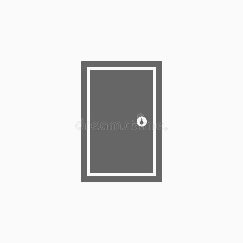 Door Icon, Gate Vector, Key Stock Vector - Illustration of doorway ...