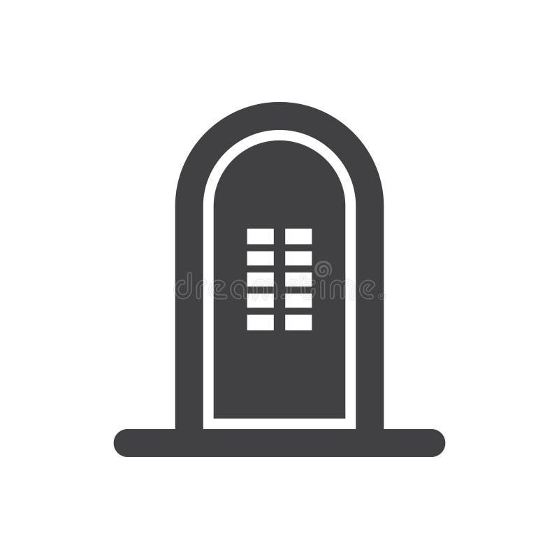 Door icon stock illustration. Illustration of entrance - 374805504