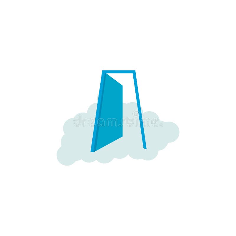 Door Icon in Trendy Flat Style Stock Vector - Illustration of door ...