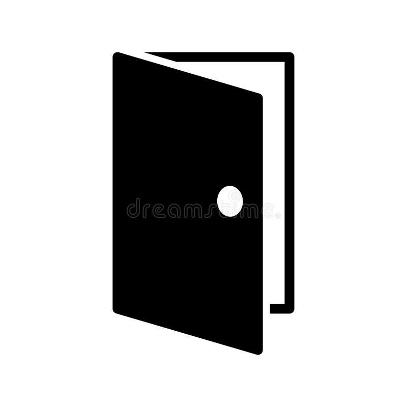 Door Icon Vector Design Template Basic RGB Stock Vector - Illustration ...