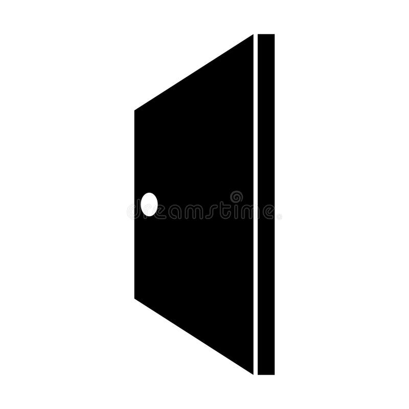 Door icon vector stock vector. Illustration of technology - 279289234