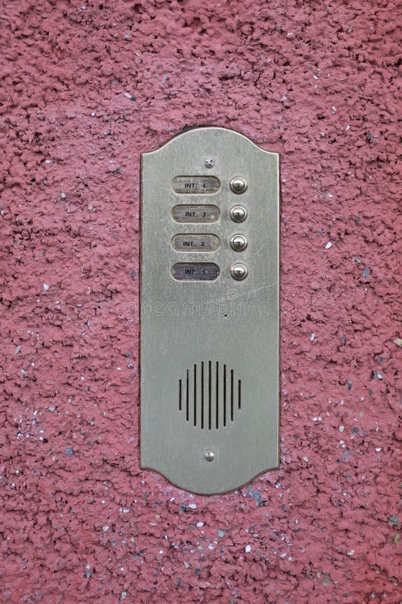 Door Intercom External stock photo. Image of europe - 162620938