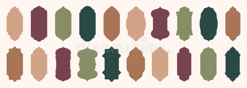 Door Islamic Shape Arabesque or Window Silhouette Arabic Arch ...