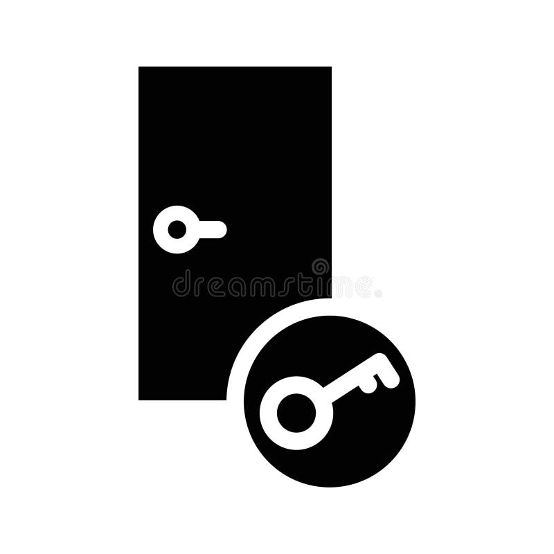 Door Key Icon Web Design in Vector Stock Vector - Illustration of ...