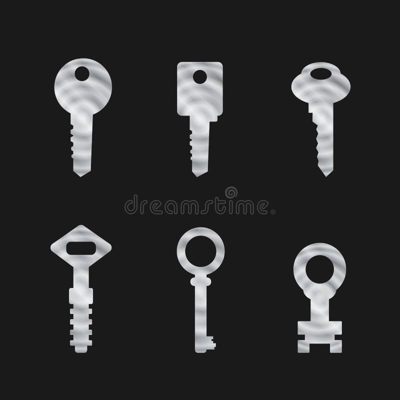 Door Key Set . Eps 10 Vector Illustration Stock Vector - Illustration ...