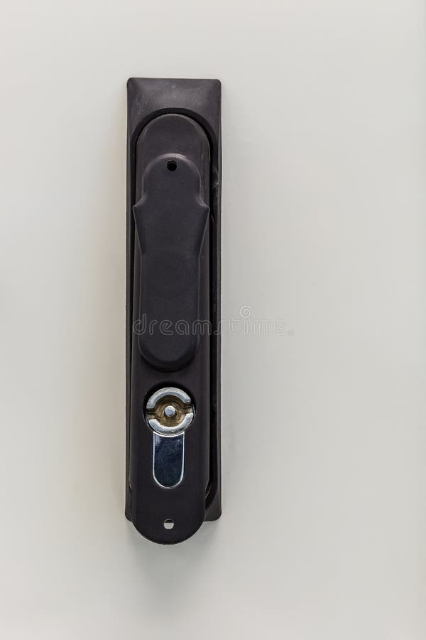 Door keyhole with handle stock image. Image of plastic - 40747401