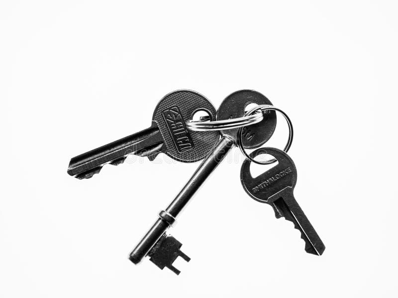 Door keys editorial photography. Image of house, rental - 214549957