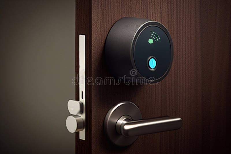 Door Knobs Handles Realistic Composition with Finger Touching Digital ...