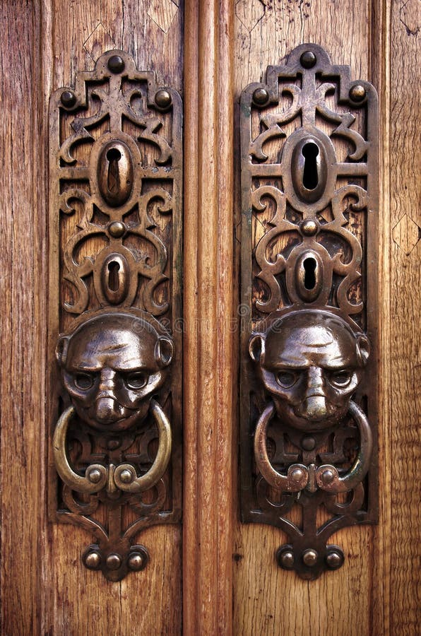 Door Knobs stock photo. Image of head, brass, decor, handle - 34364986