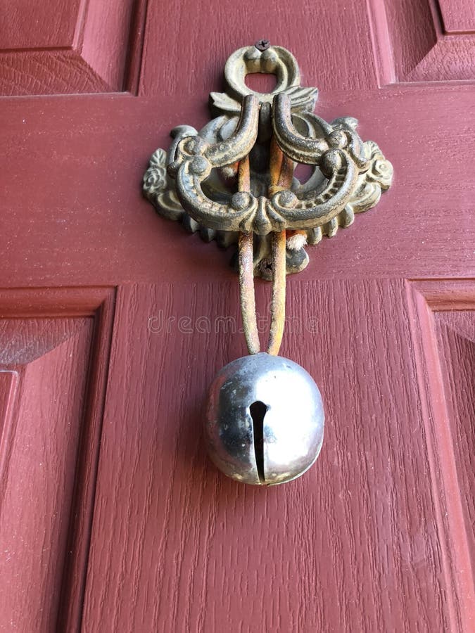 Door knocker stock image. Image of knocker, attached - 120590577